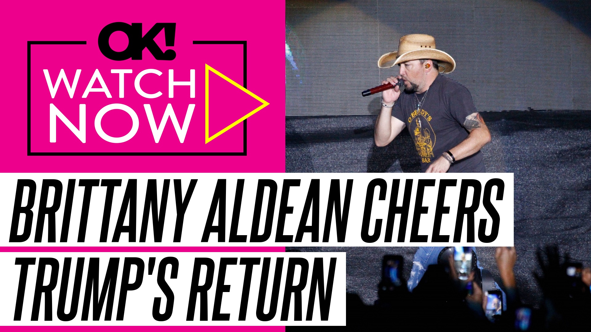 Jason Aldean's Wife Brittany Is 'Happy' Donald Trump Is 'Back in Office ...