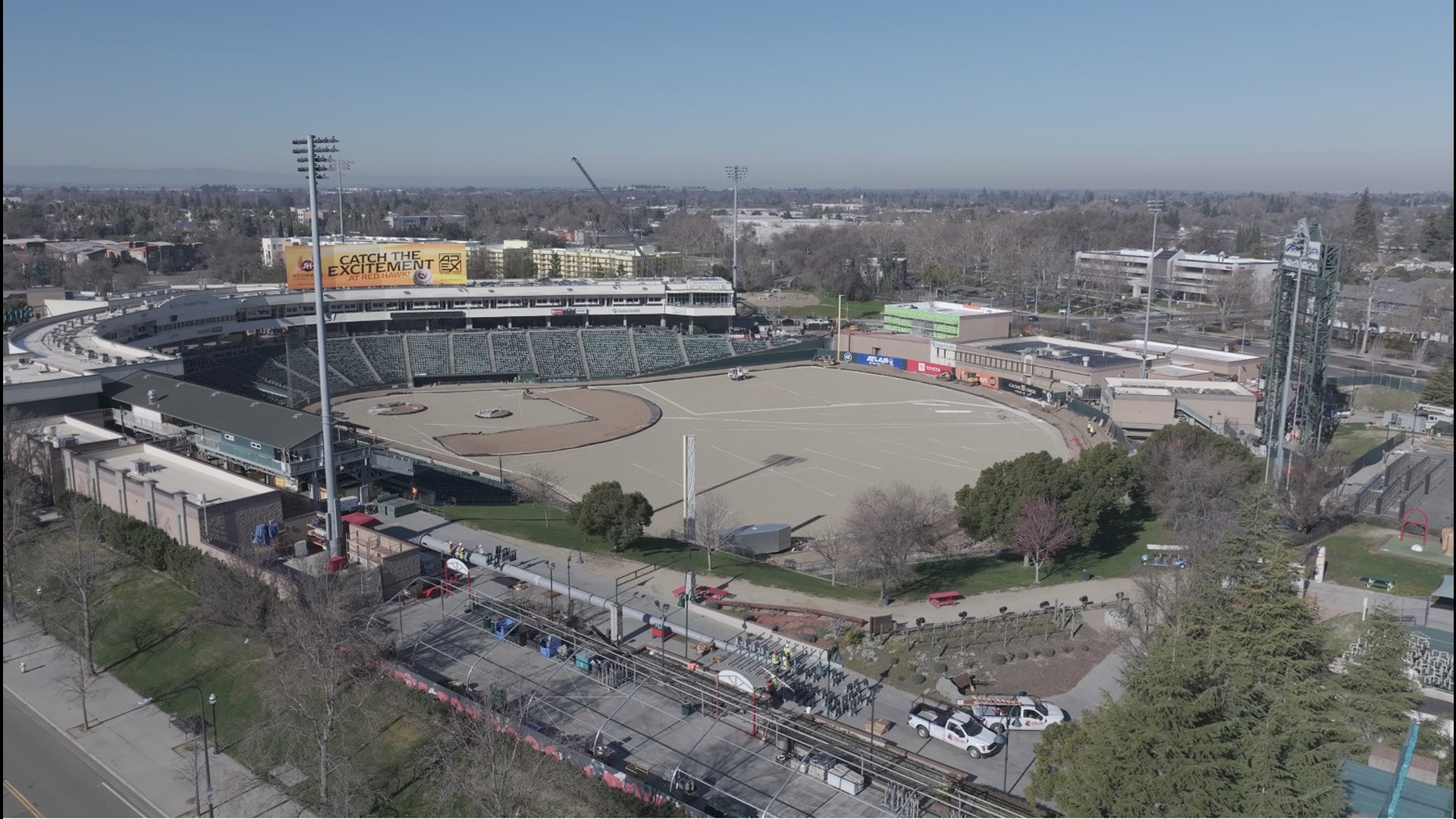 Sutter Health Park upgrades continue months away from A's Opening Day ...
