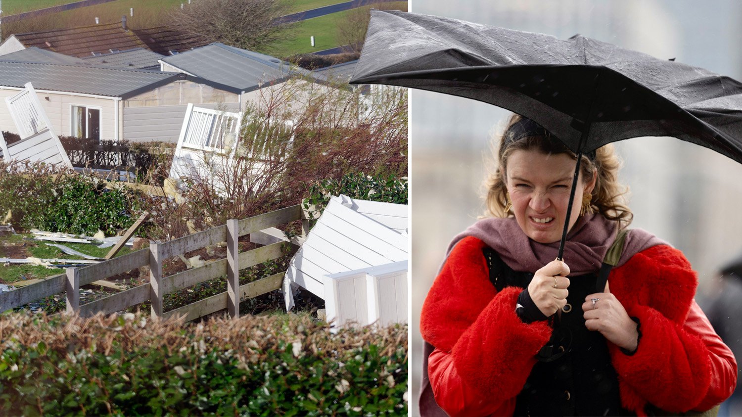 Red 'danger to life' warnings issued with 100mph winds forecast for ...