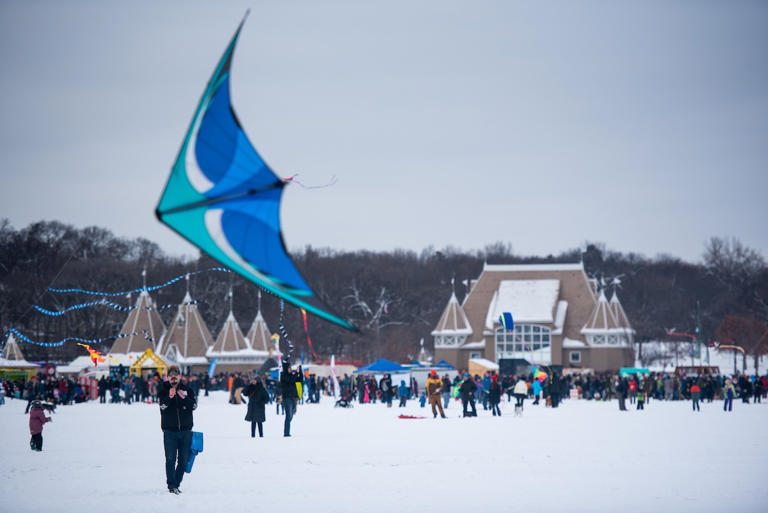 Lake Harriet Winter Kite Festival
