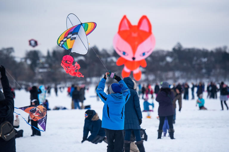 Lake Harriet Winter Kite Festival