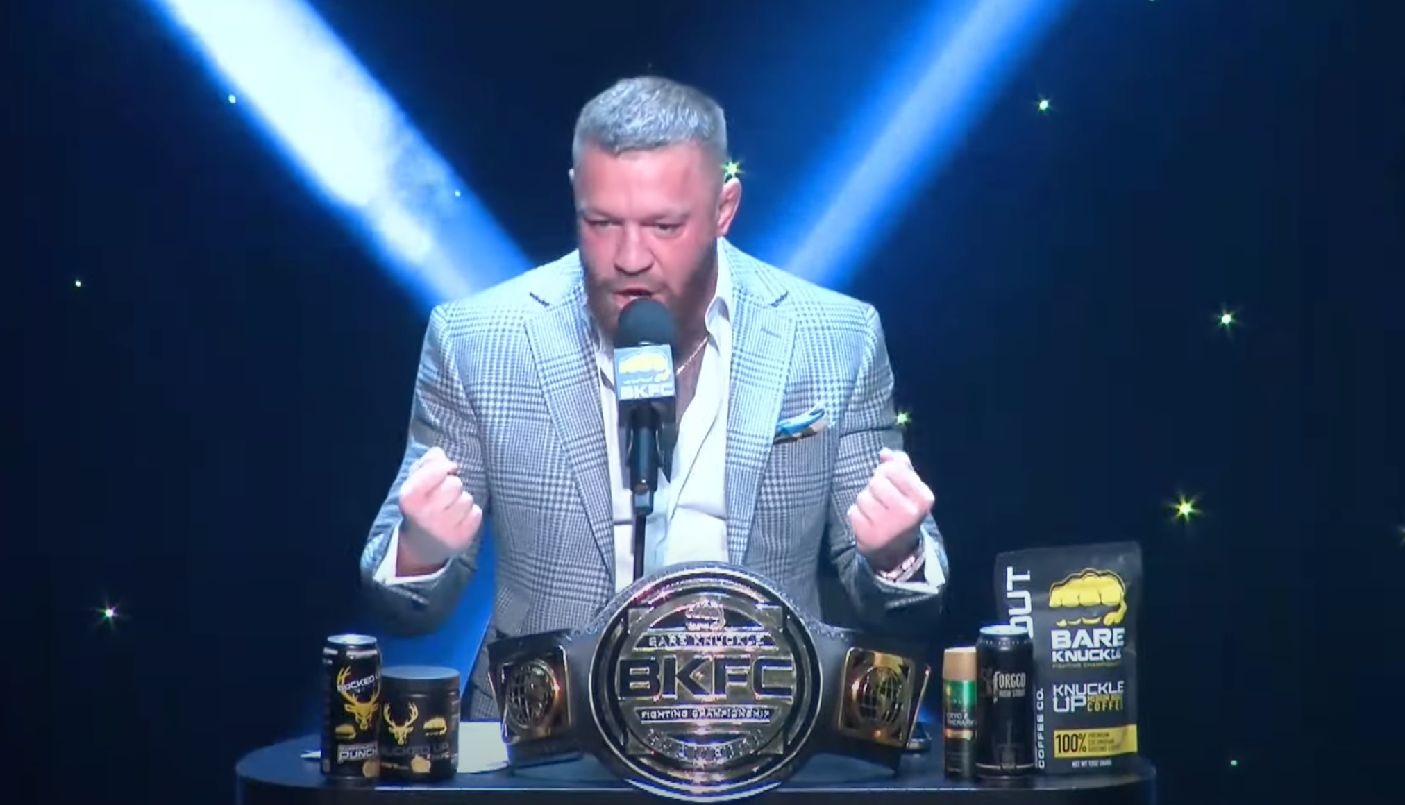 Conor McGregor summons gods to turn 'knuckles to knives' during ...