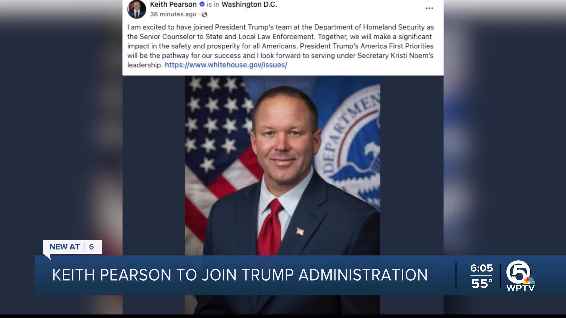 Keith Pearson to join Trump's Department of Homeland Security