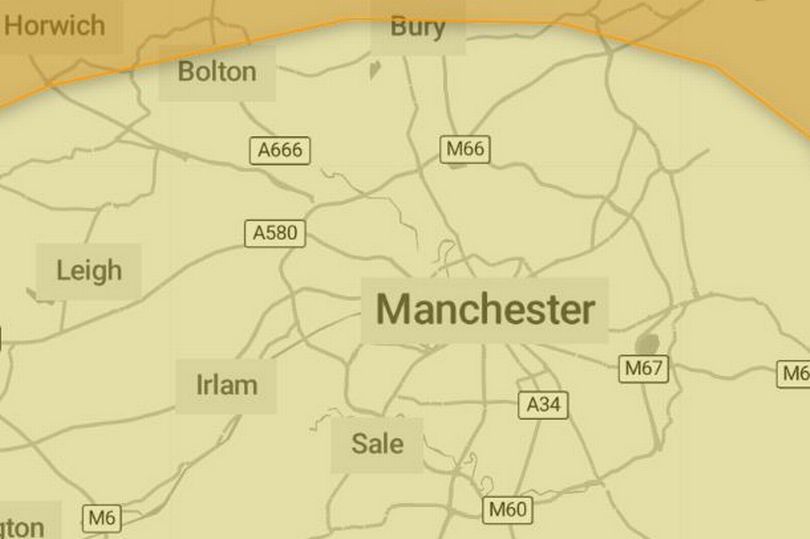 24-hour Met Office yellow weather warning now in force for Greater ...