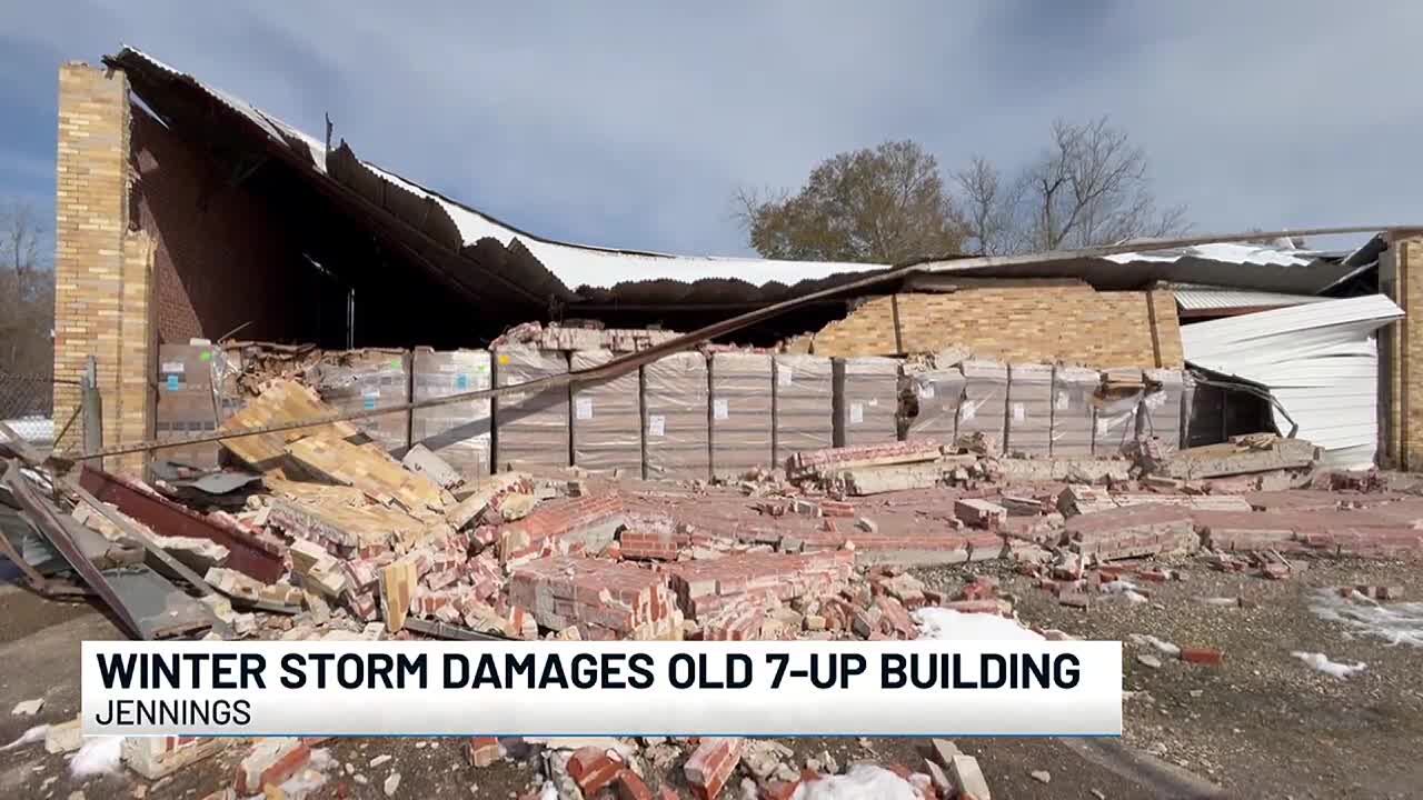 Historic 7UP Plant building severely damaged by winter storm