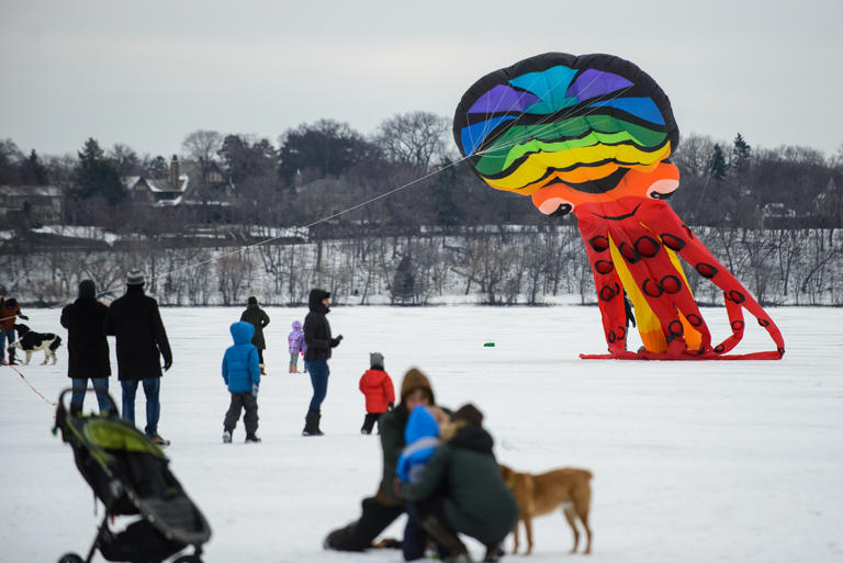 Lake Harriet Winter Kite Festival