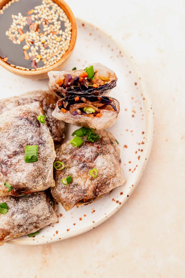 Easy Air Fryer Rice Paper Dumplings