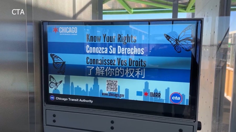 CTA, Chicago launch ‘Know Your Rights’ ads after Trump ICE threats