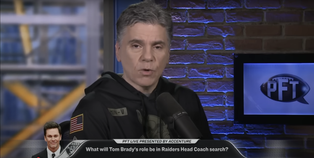Mike Florio claims NBC would never employ Tom Brady
