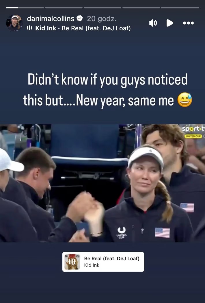 Tak Danielle Collins zareagowała na wynik meczu Igi Świątek. Dwa słowa