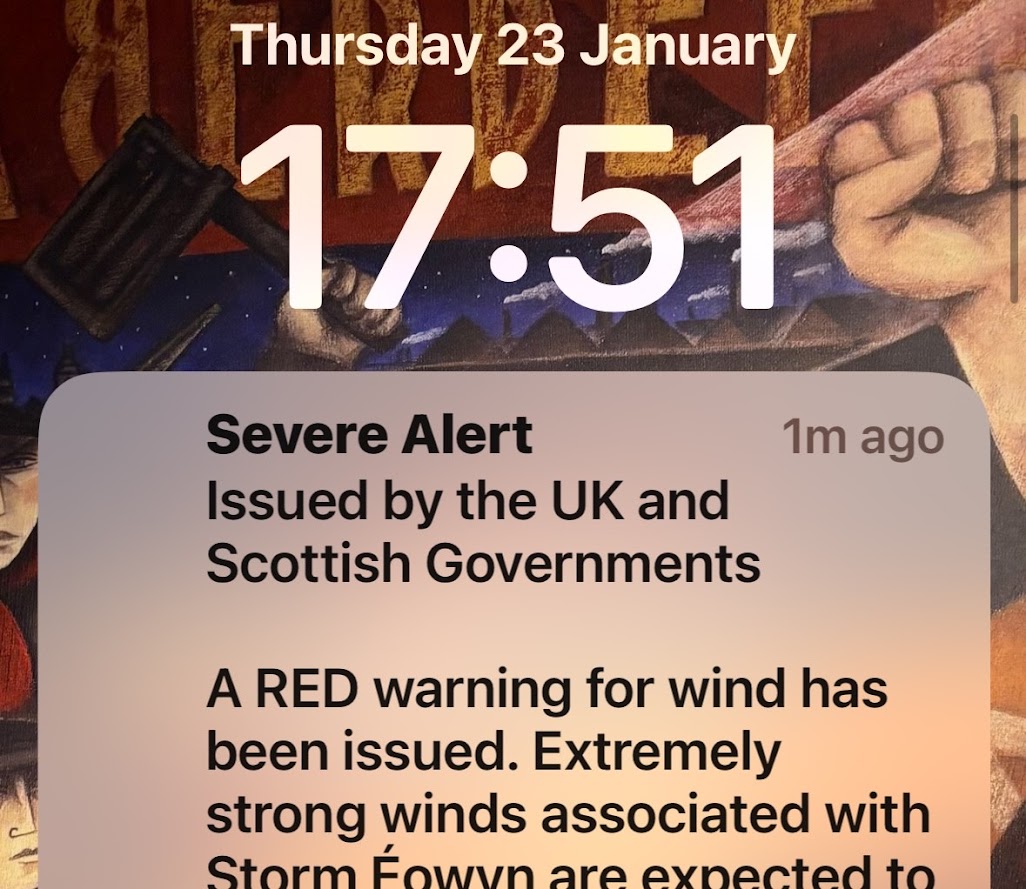 Why did I get a red 'severe' alert warning on my mobile phone? What ...