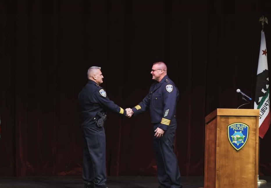 Red Bluff Police Department celebrates promotions