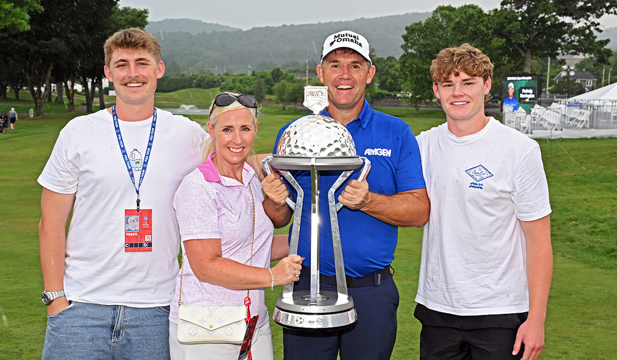 Inside Pádraig Harrington's family life as his two sons tee up golfing ...