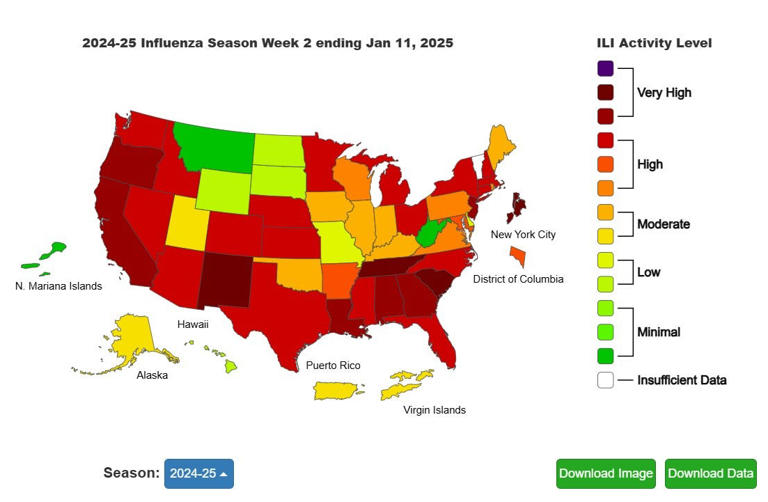 Flu, norovirus not taking toll on local schools or health facilities ...