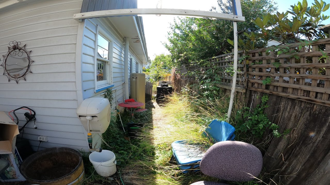Neglected Overgrown Yard Transformed | We Completely Cleared This Area 🦘