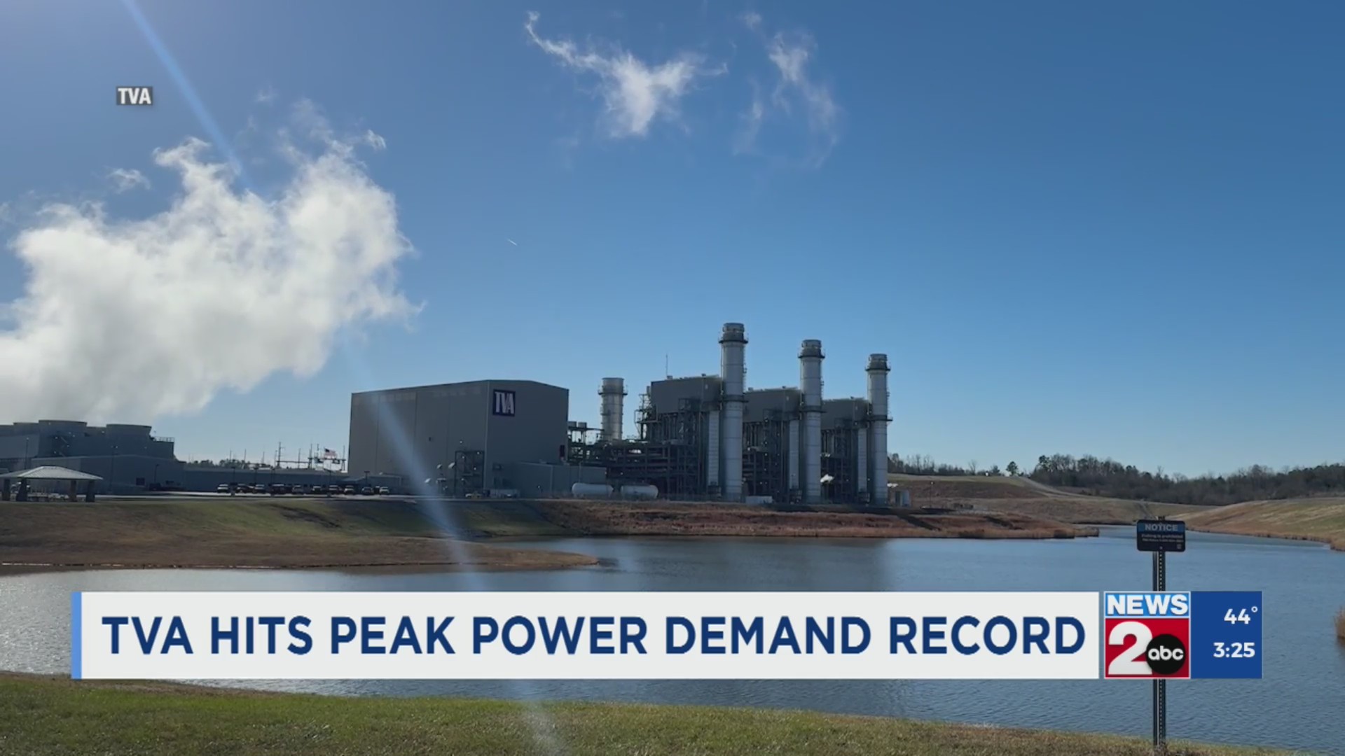 TVA hits peak power demand record