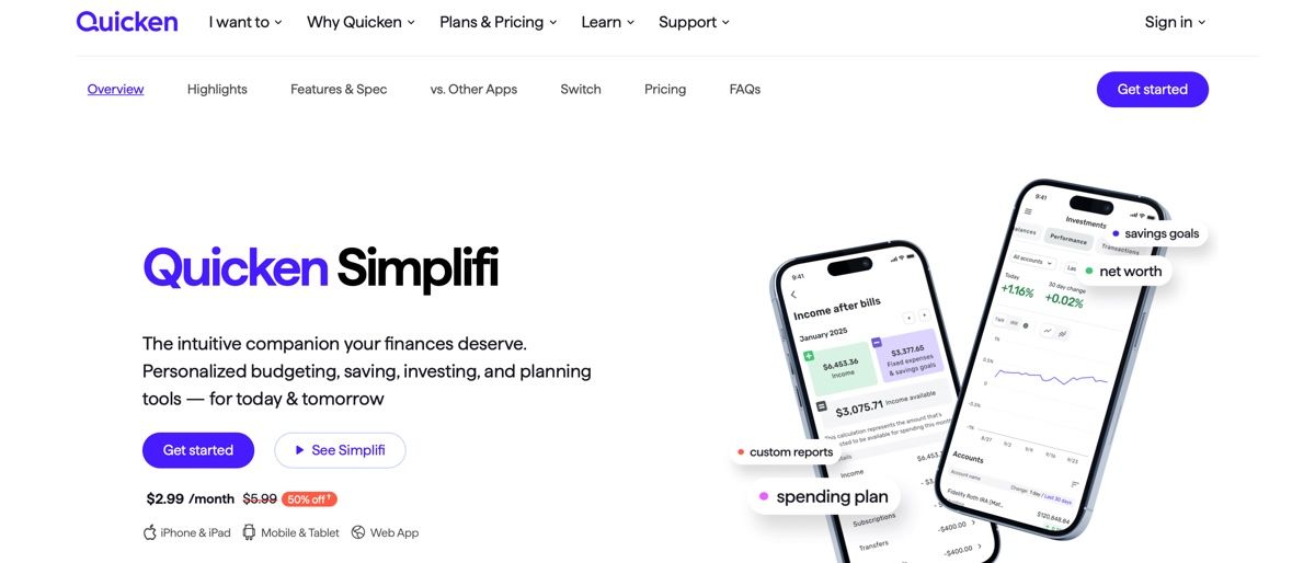 Quicken Simplifi review