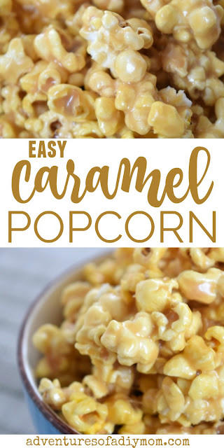 Homemade Caramel Popcorn (Soft & Chewy Recipe)