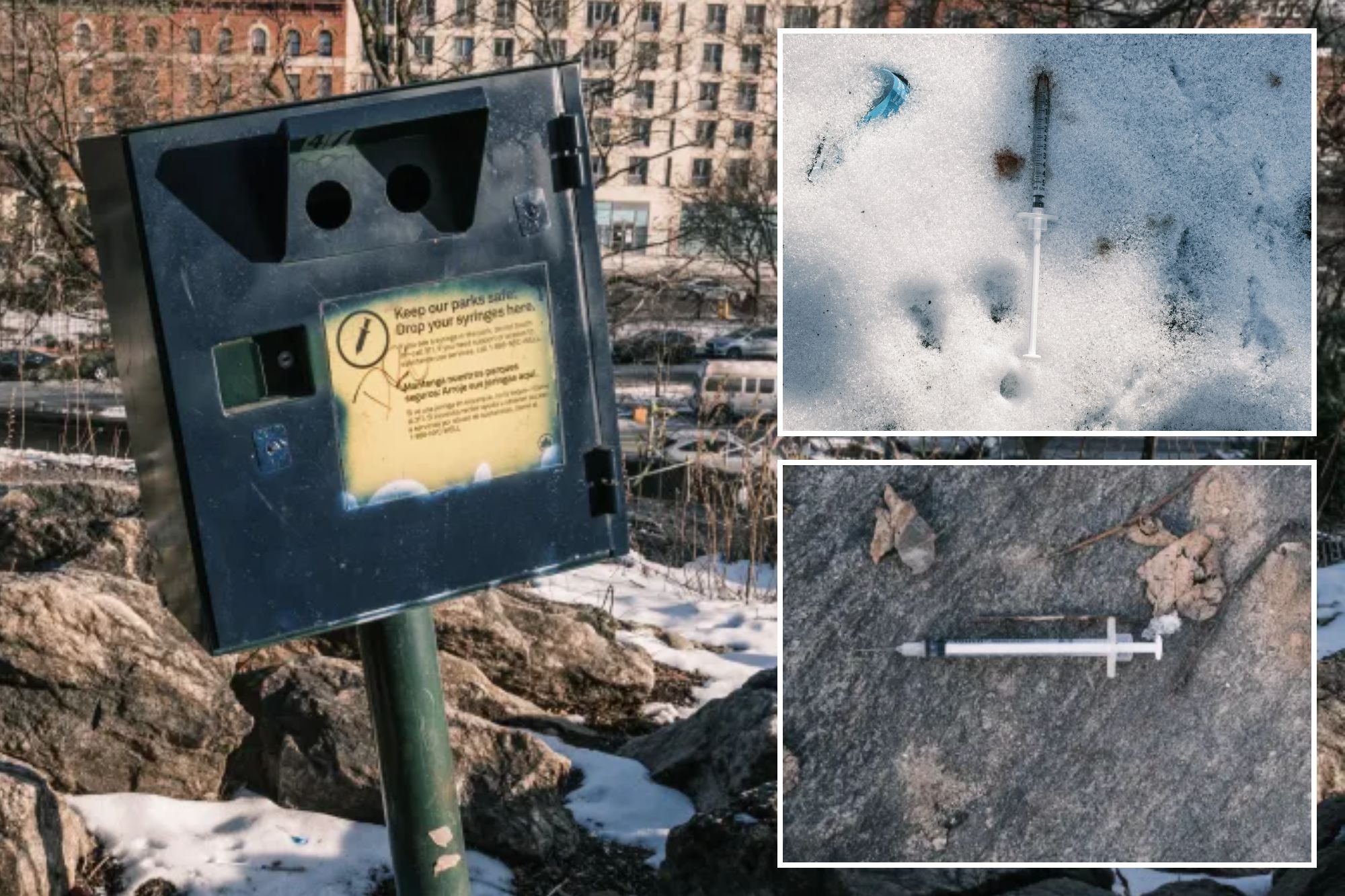 NYC workers may be forced to clean up drug needles next to syringe ...