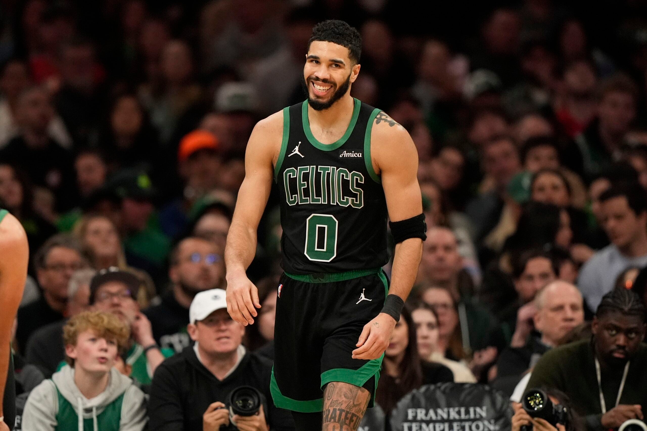 Jayson Tatum isn’t ruling out playing this season: ‘I’m not working out ...