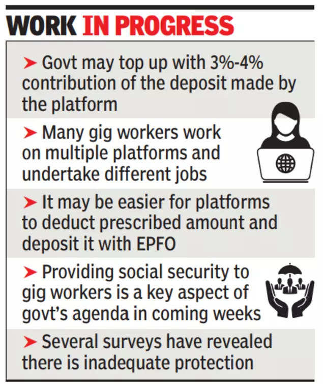 Gig workers set to get social security benefit