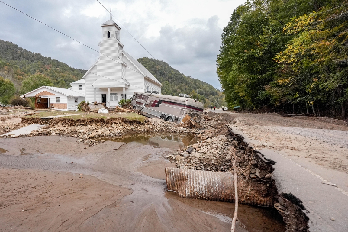 Incredible photos of Hurricane Helene's devastation four months later