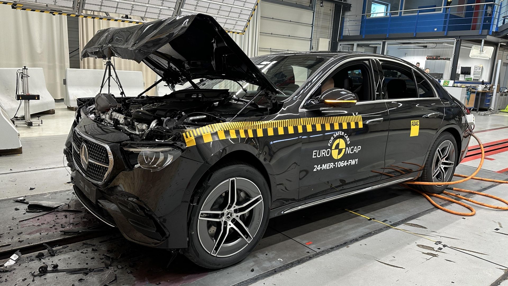 Video: If You're Gonna Crash, Do It In A Mercedes-Benz E-Class