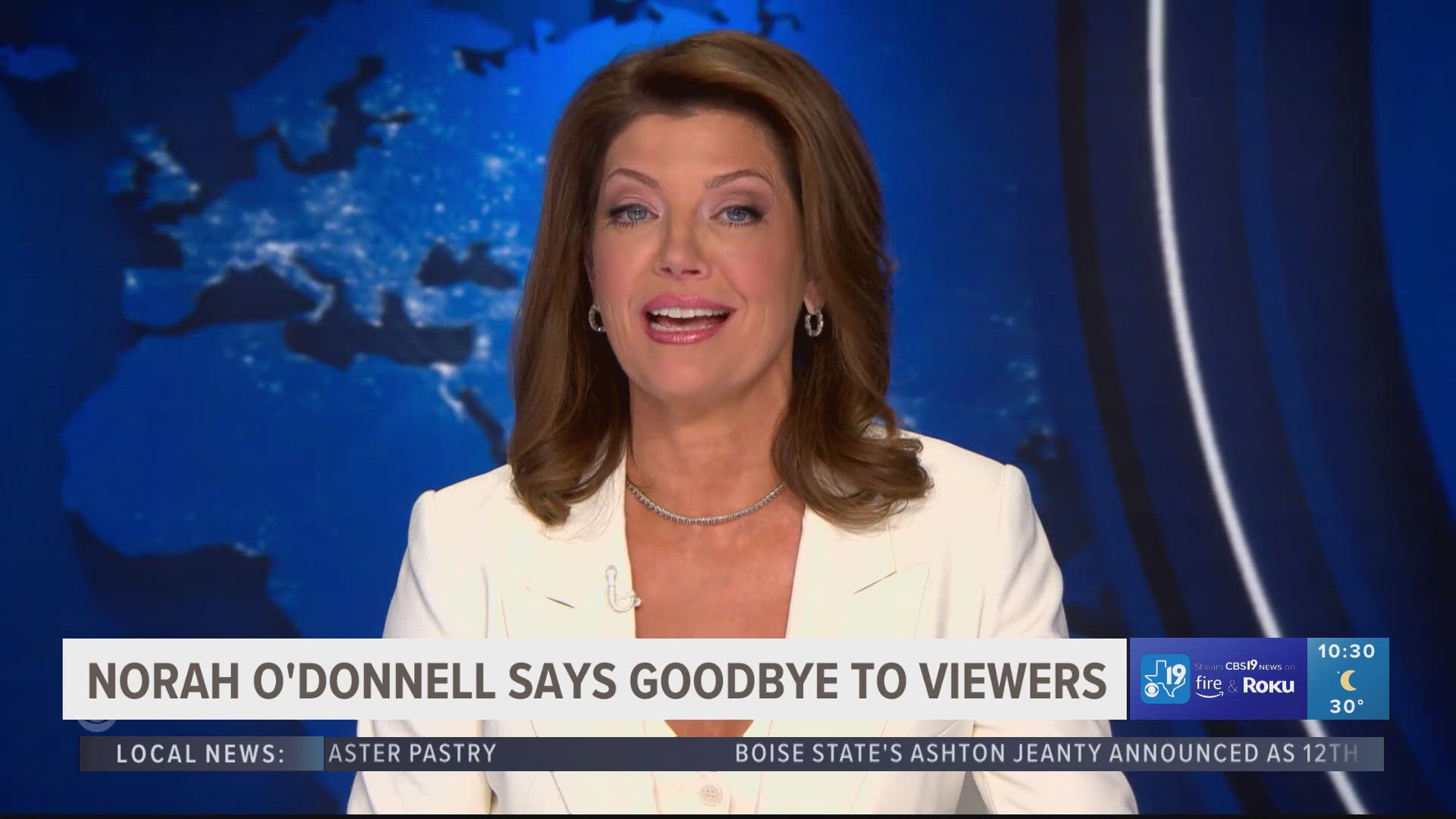 Norah O'Donnell signs off as CBS Nightly News anchor