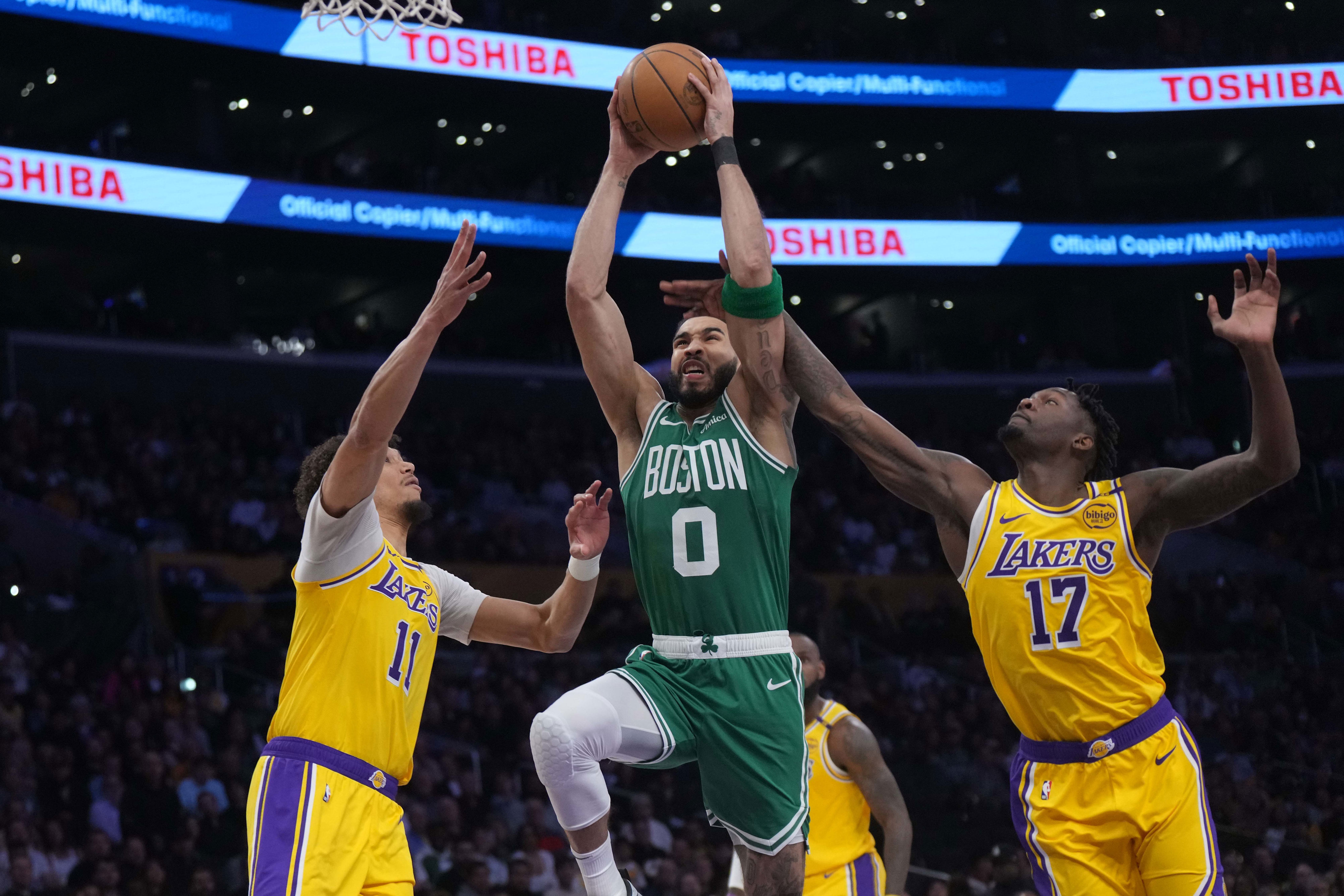 Celtics look flat in miserable 117-96 road loss to LeBron and the Lakers