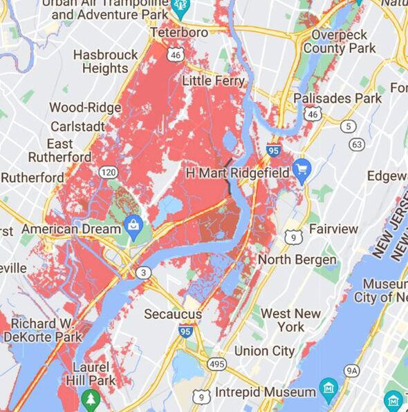 Interactive map reveals areas of US 'underwater by 2050' due to rising ...