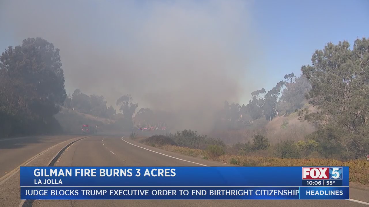 Gilman fire burns three acres