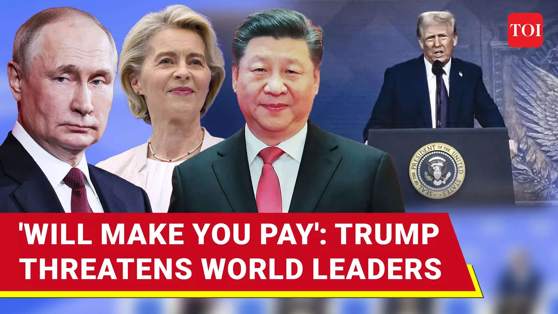 Trump Breathes Fire At WEF, Vows To Make European Leaders Pay For ...
