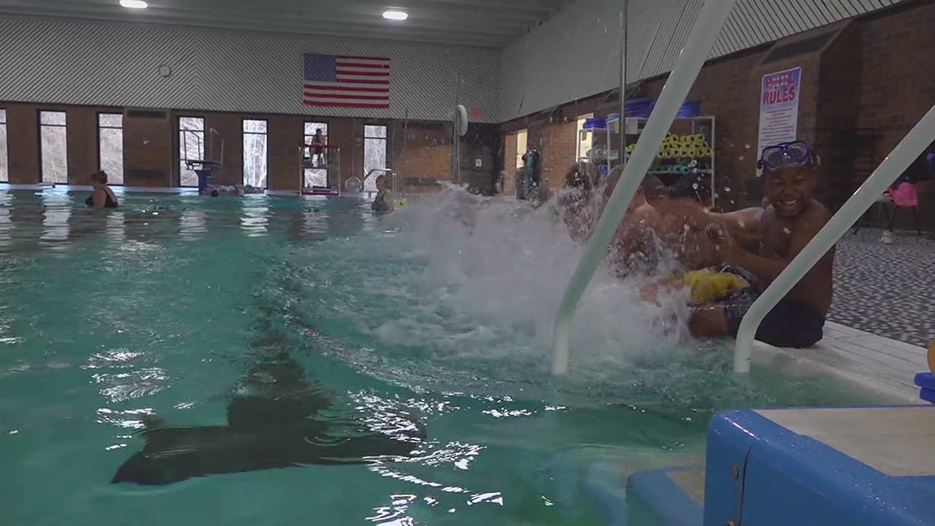 Spring Forward teaches QC kids how to swim