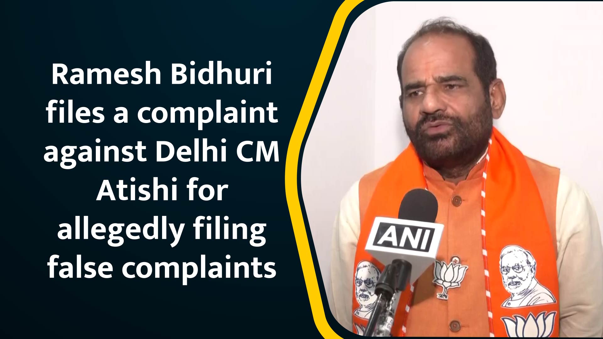 Ramesh Bidhuri files a complaint against Delhi CM Atishi for allegedly ...