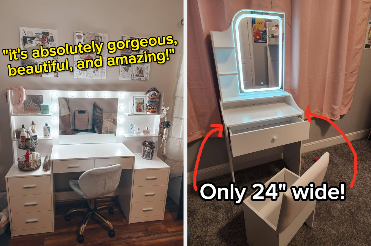 18 Makeup Vanities To Upgrade Your Getting Ready Routine