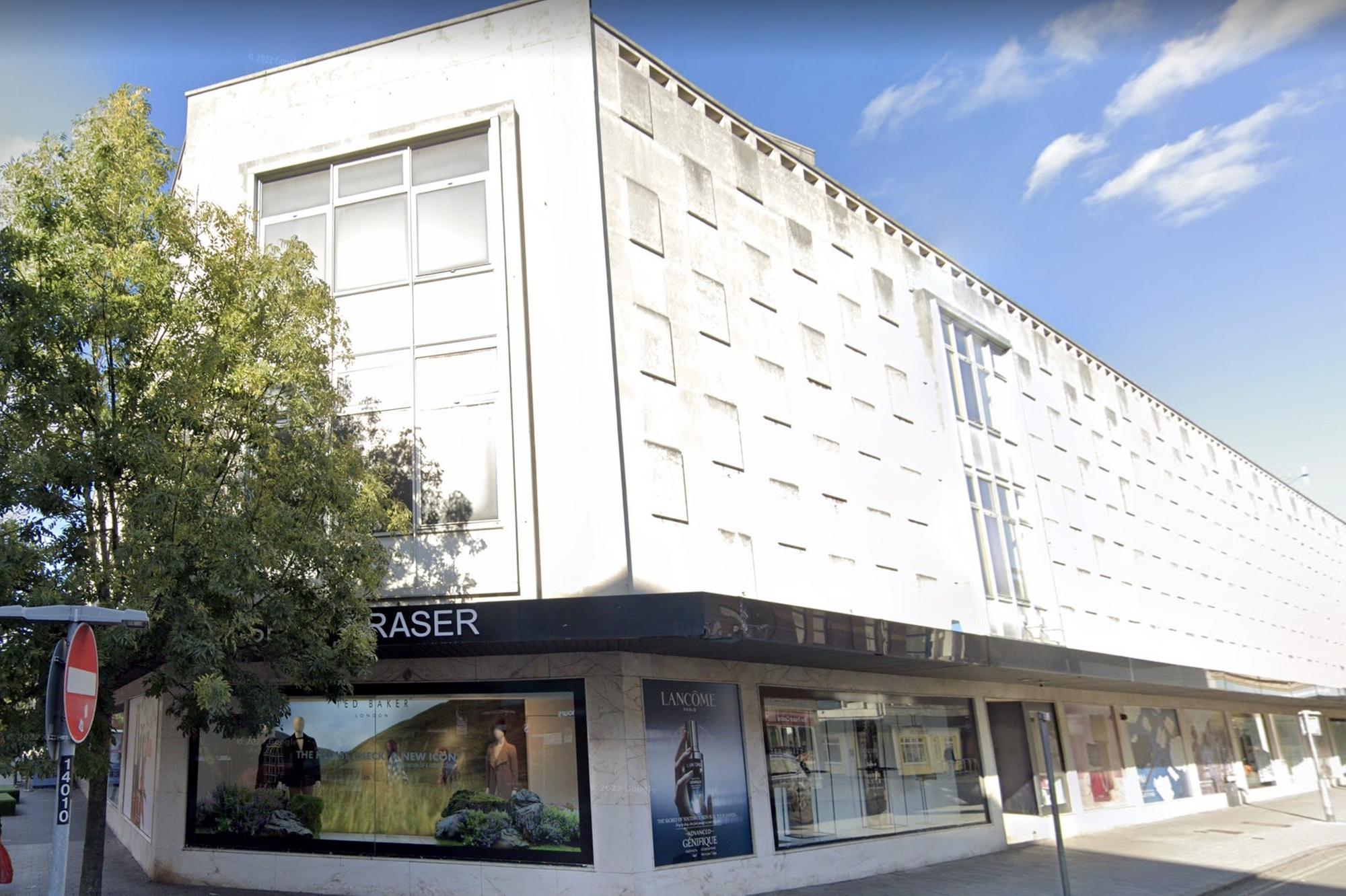 Vacant House of Fraser building in Camberley to be mothballed as ...