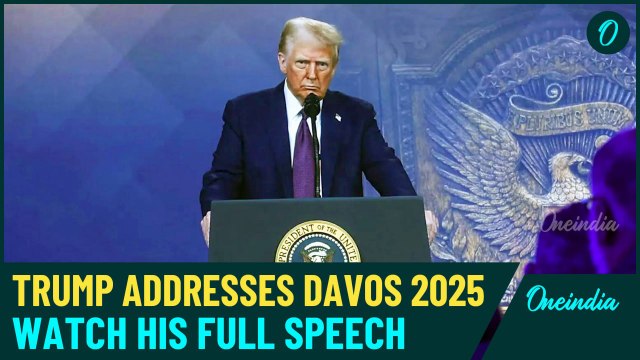 Full Speech: Trump Rattles World Leaders | U.S President Speaks at WEF ...