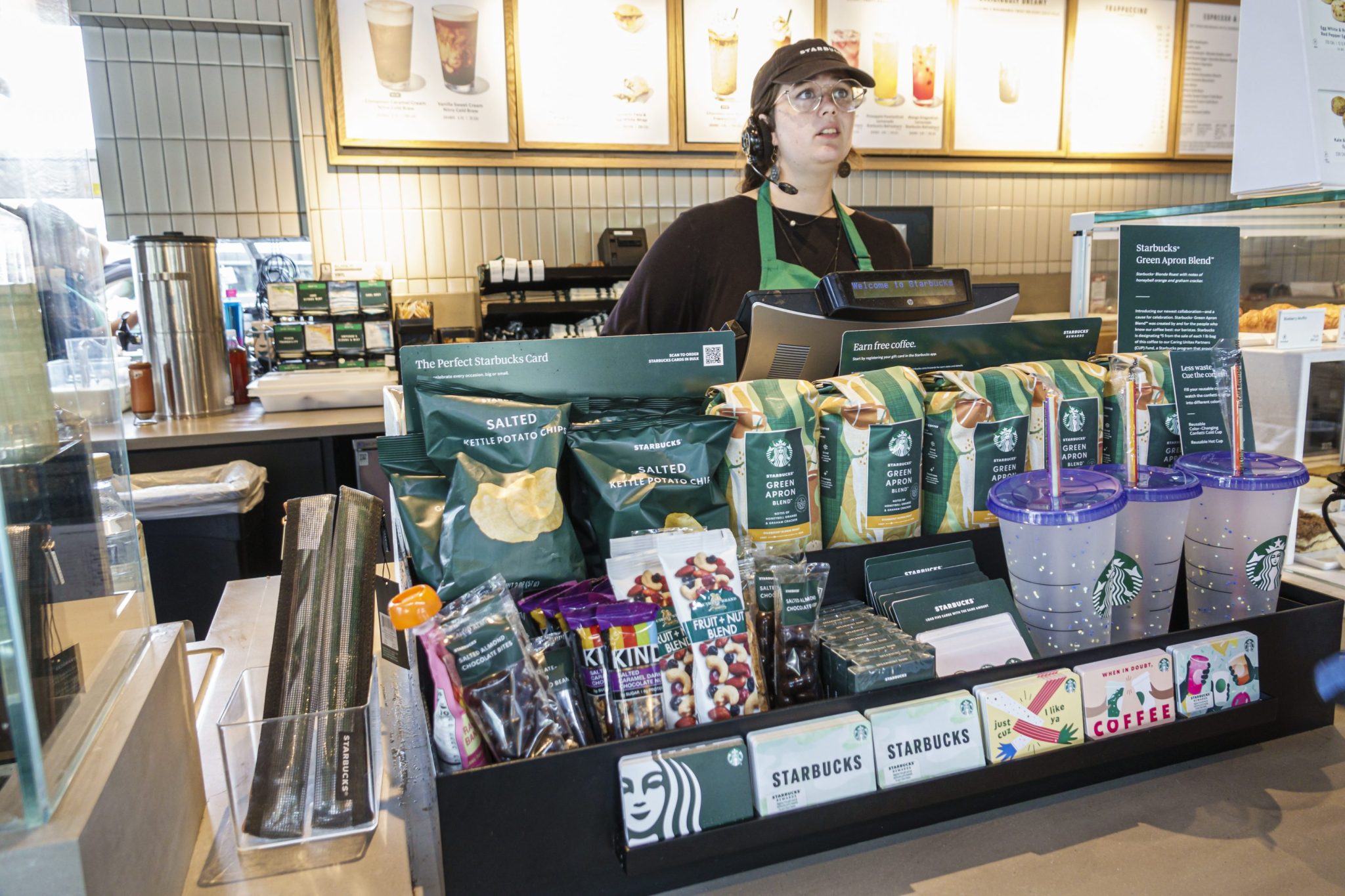 Starbucks barista says his store has a ‘panic button’ behind the ...