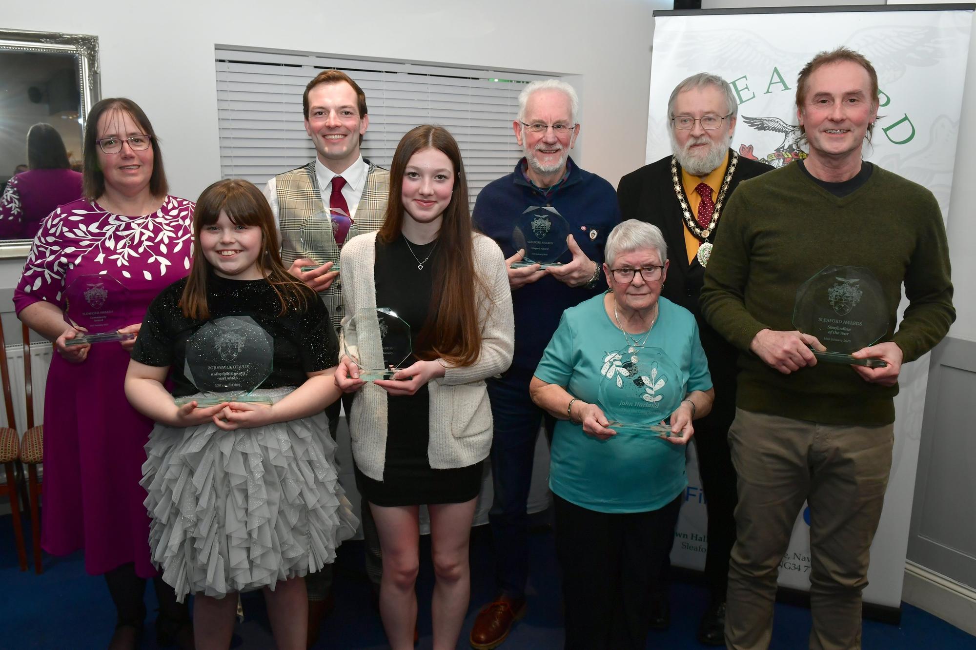 Shining examples of Sleaford awarded with honours