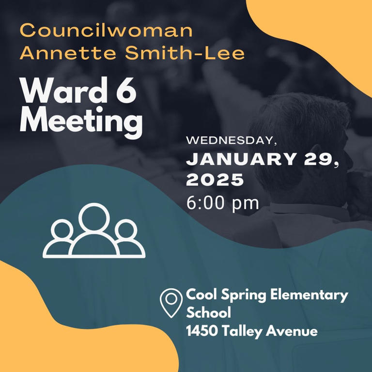 Jan. 29: Ward 6 meeting in Petersburg, all residents welcome