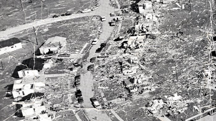 On Today's Date: Violent F4 Tornado Carves 21-Mile-Long Path Aross St ...
