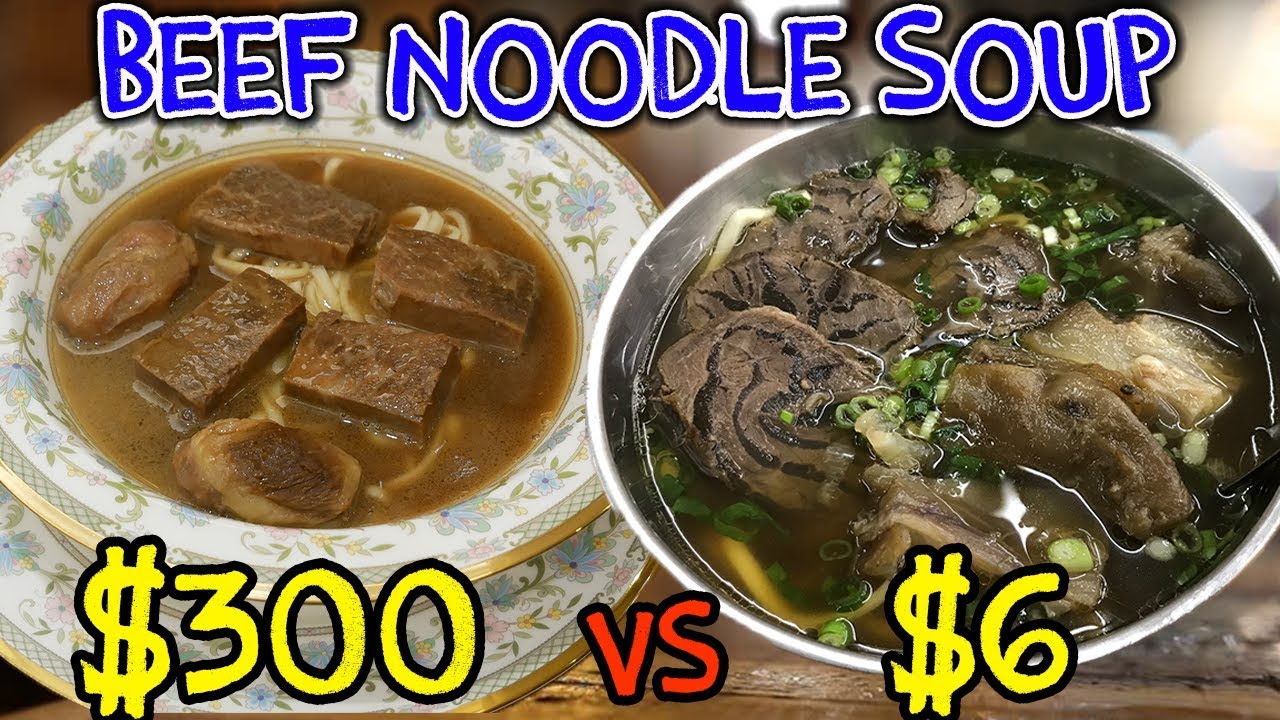 The MOST Expensive BEEF NOODLE SOUP in The World