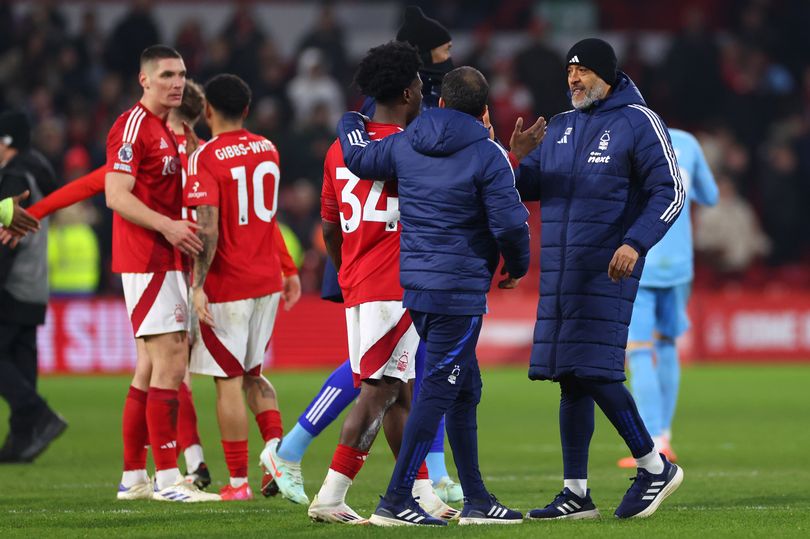 How Nottingham Forest's next five Premier League fixtures compare to ...