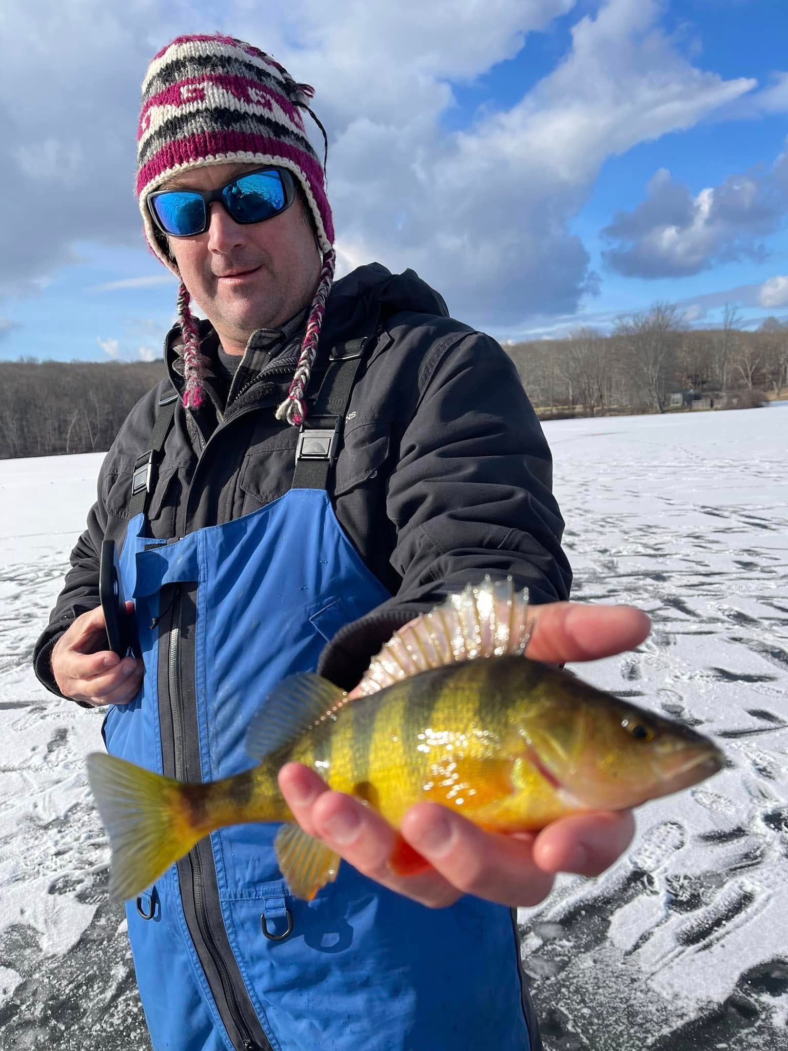 Ice fishermen pull in pickerel, perch as New Jersey lakes freeze up