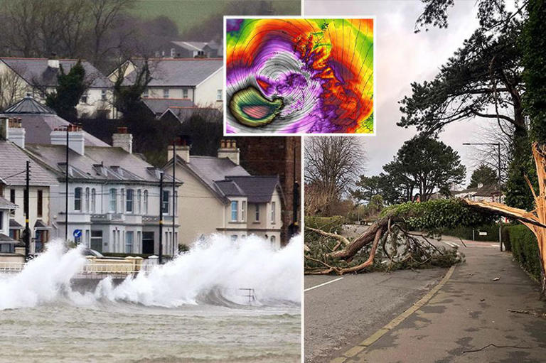 Storm Eowyn smashes Ireland as 'worst ever storm' surpasses 1945 record