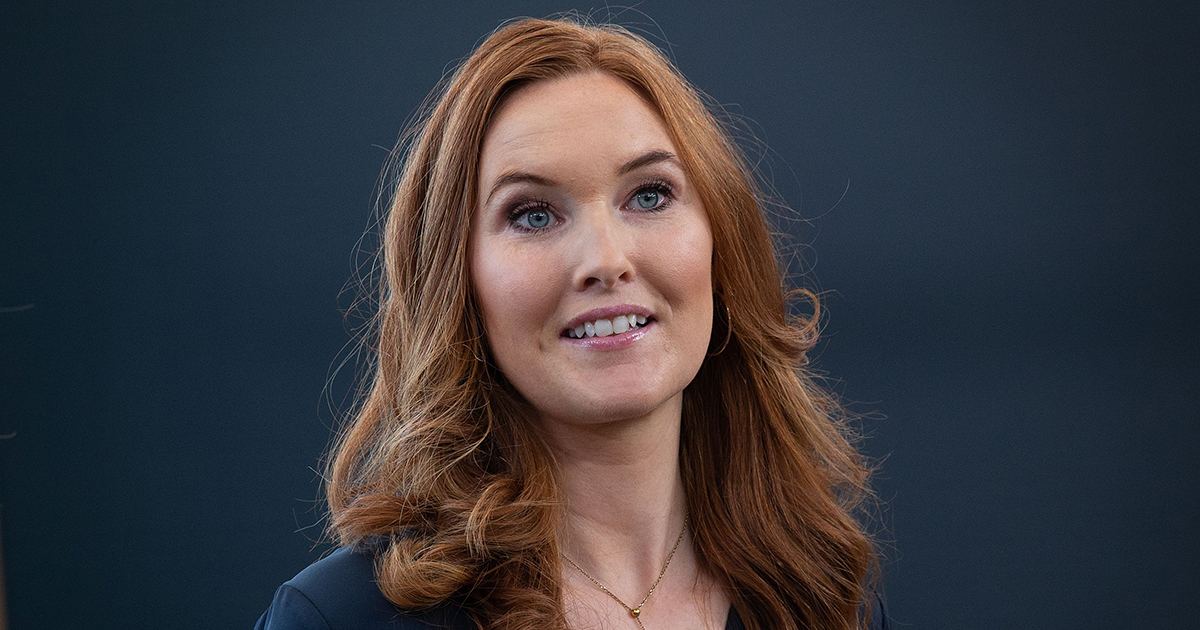 Vejrvært Louise Gade Sig ude for kikset uheld inden sendetid