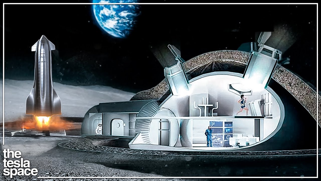 How NASA and SpaceX Will Build The First Lunar Colony!