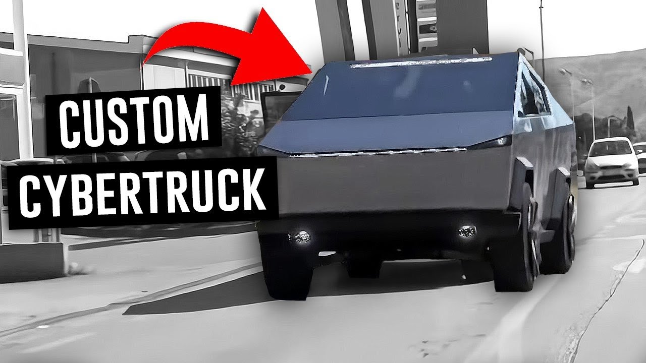 Custom Tesla Cybertruck Spotted Driving Around Europe
