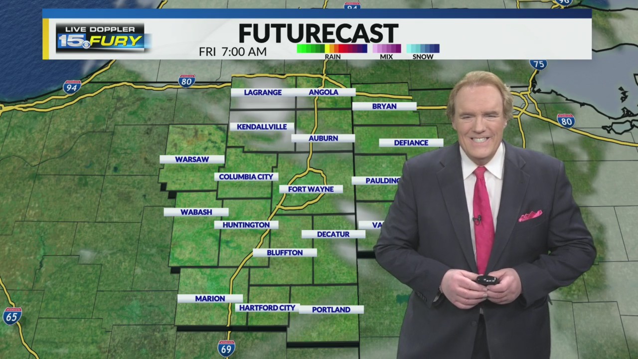 Sunshine but cold temps today