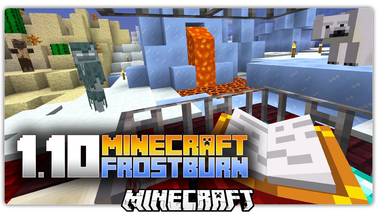 New Minecraft 1.10 FrostBurn Update | New Sounds, New Mobs, New Blocks!